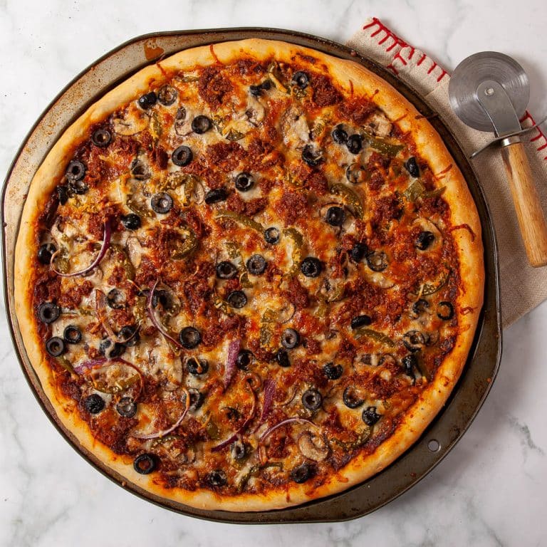 Spicy Southwest Chorizo Pizza - The Culinary Cellar