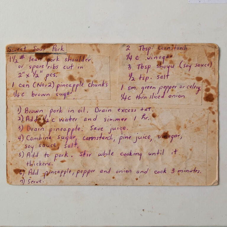 Well-Used Recipe Cards - The Culinary Cellar