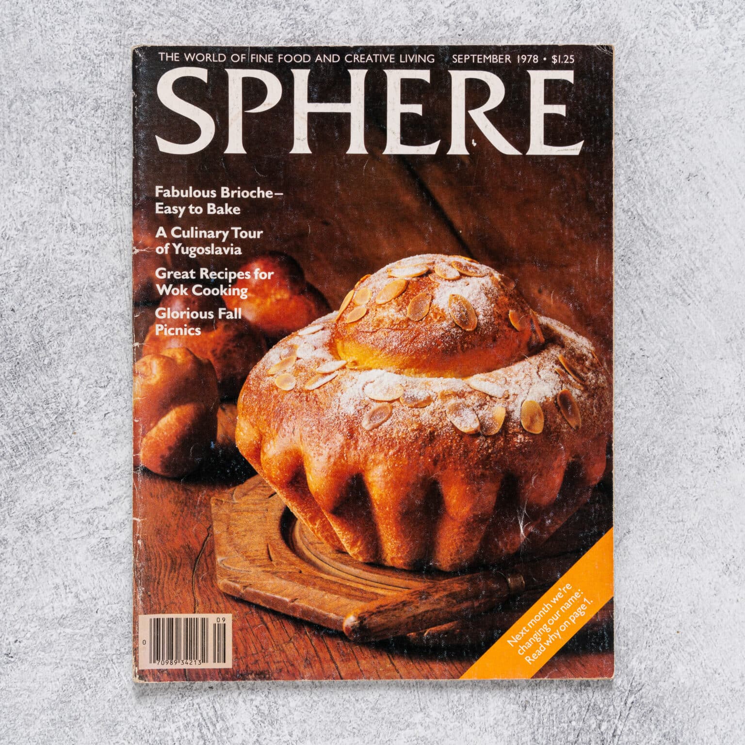 Sphere Magazine September 1978 - The Culinary Cellar