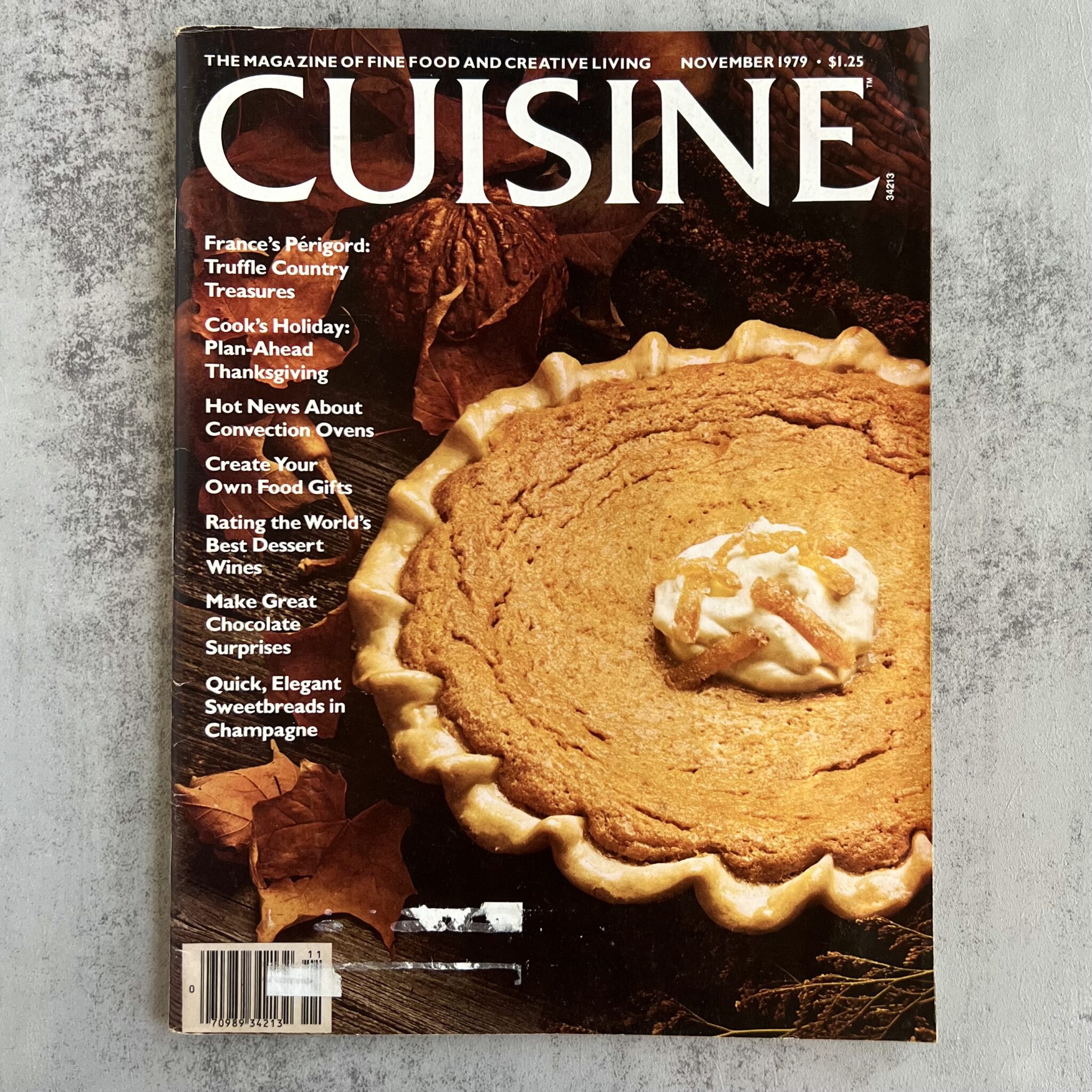 Cuisine Magazine November 1979 - The Culinary Cellar
