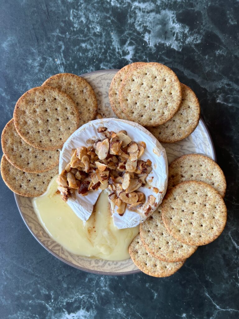 Brie with Almonds and Butter from 1980 Vintage Cuisine Magazine - The ...